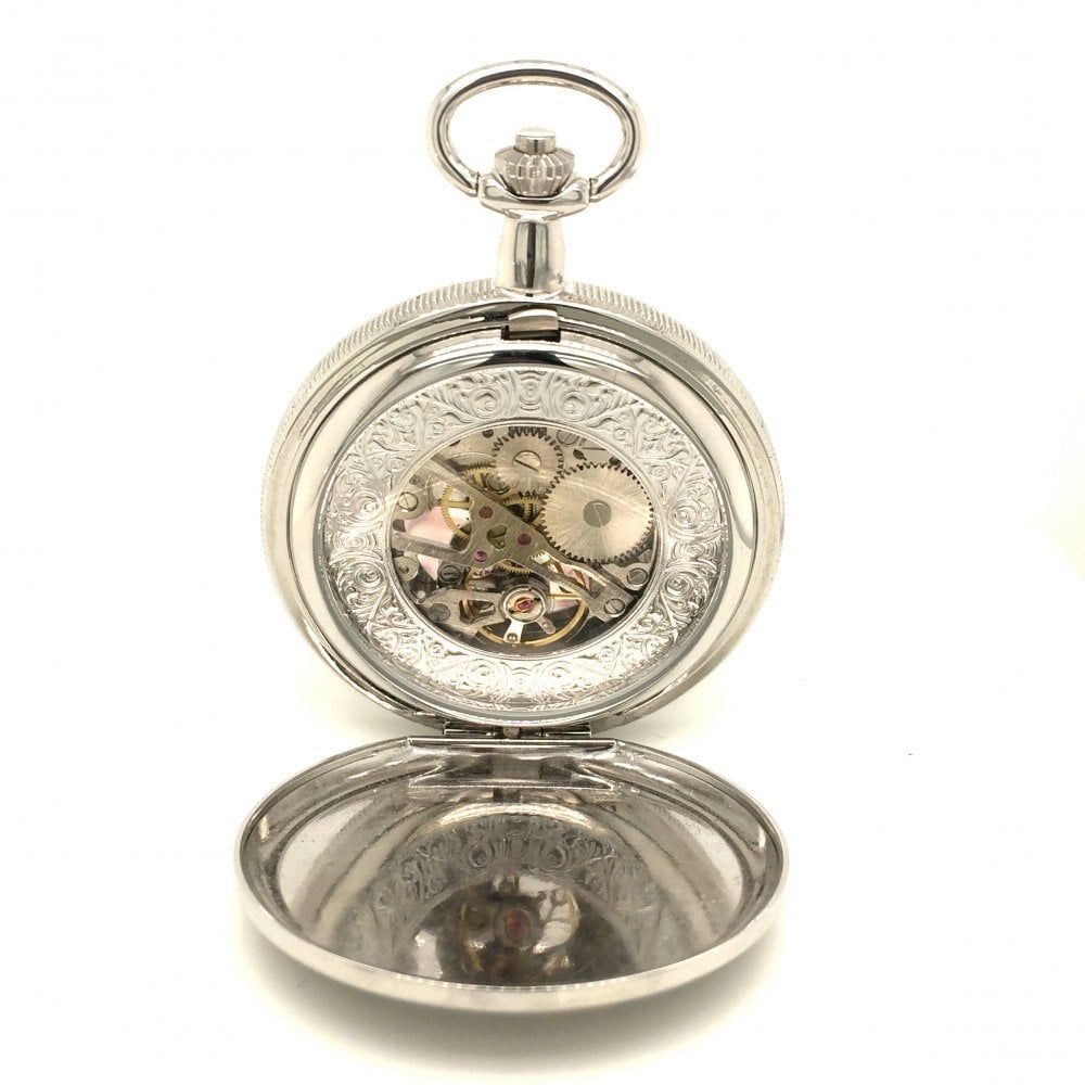 The Kew - Mechanical Chrome Plated Photo Frame Pocket Watch GPW101 ...