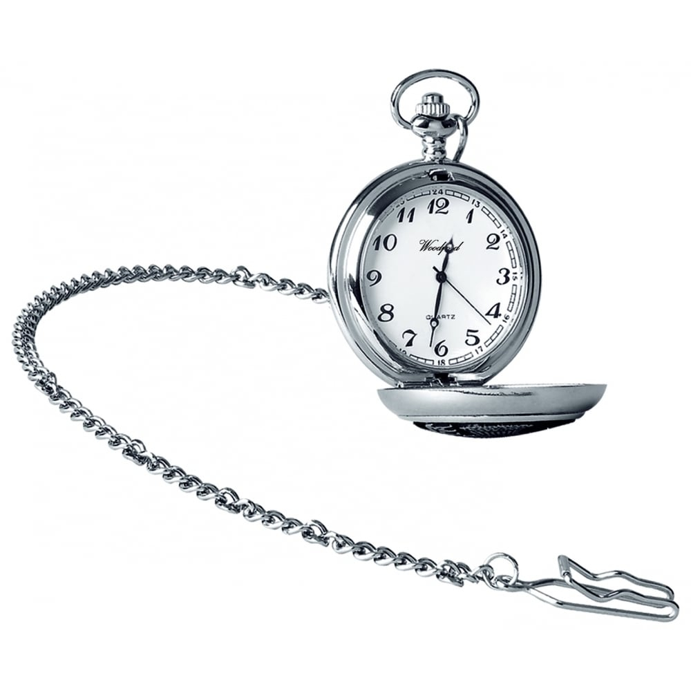 William Shakespeare Chrome Quartz Full Hunter Pocket Watch W4870QX ...