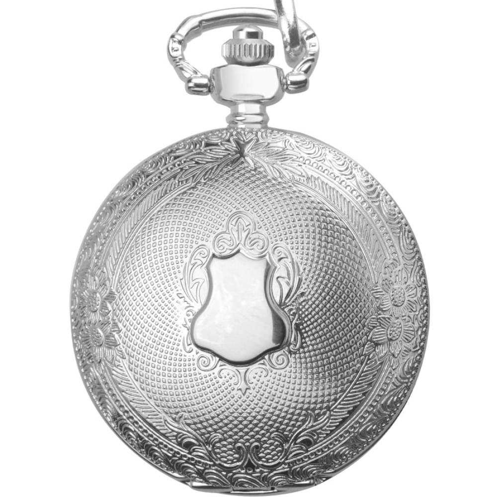Sekonda Gents Silver Plated Full Hunter Pocket Watch 3798 | Pocketwatch Uk