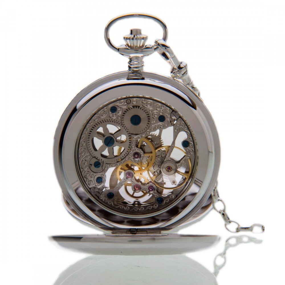 The Buckingham - Sterling Silver Mechanical Pocket Watch GPW46S ...
