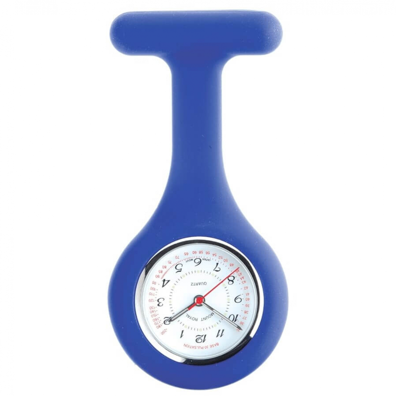 Blue Silicone Fob Watch B60B | Pocketwatch Uk