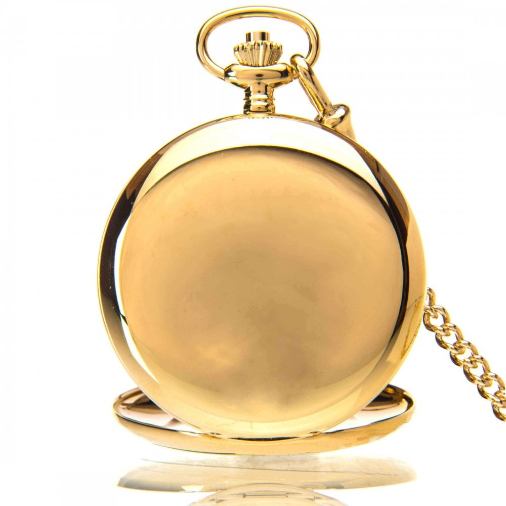 The Kensington - Gold Mechanical Double Hunter Pocket Watch GPW228 ...