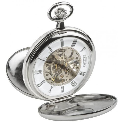 Jean Pierre Of Switzerland Double Half Hunter Mechanical Pocket Watch ...