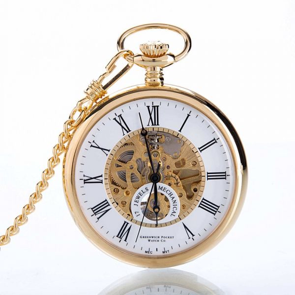 Gold Pocket Watches | FREE Engraving & Delivery