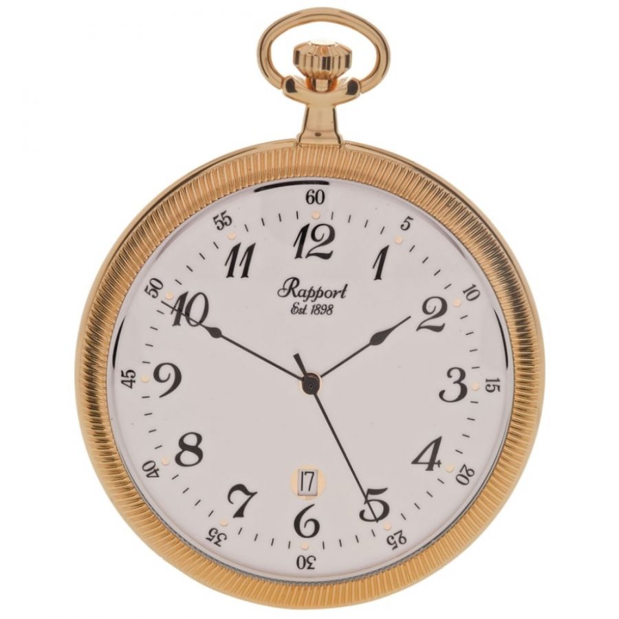 Slim Open Face Pocket Watch PW32 | Pocketwatch Uk