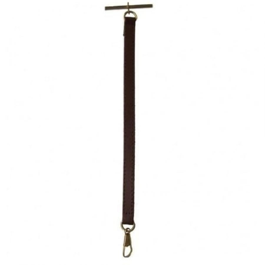 Brown Leather Pocket Watch Strap - Stainless Steel T-Bar GPW37929 ...