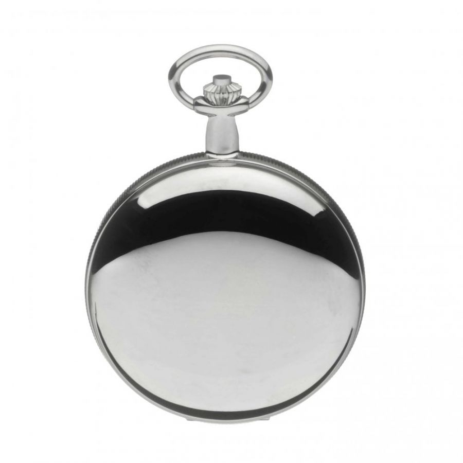 Mount Royal Skeleton Mechanical Double Hunter Chrome Plated Pocket ...