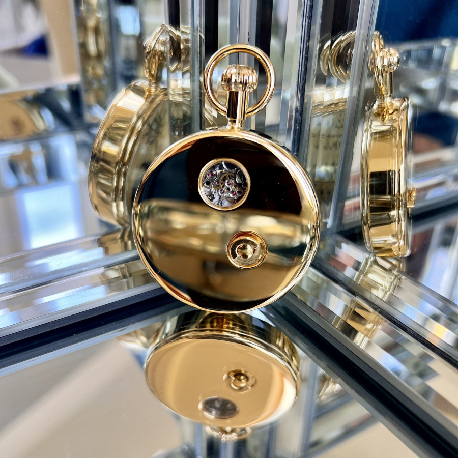 17 Jewel Gold Plated Mechanical Open Face Musical Pocket Watch G307PM ...
