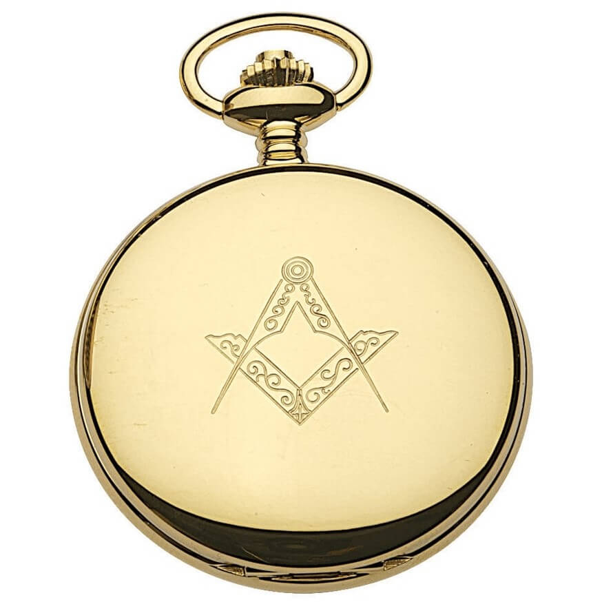 Mount Royal Gold Tone Swiss 17 Jewel Quartz Full Hunter Pocket Watch ...