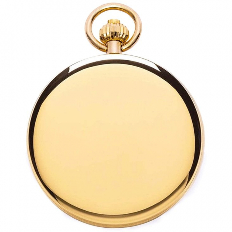 Gold Plated Double Hunter Mechanical Pocket Watch PW60 | Pocketwatch Uk