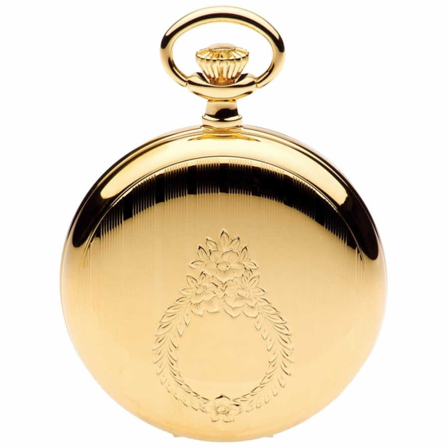 Jean Pierre Of Switzerland Quartz Gold Plated Full Hunter Pocket Watch ...