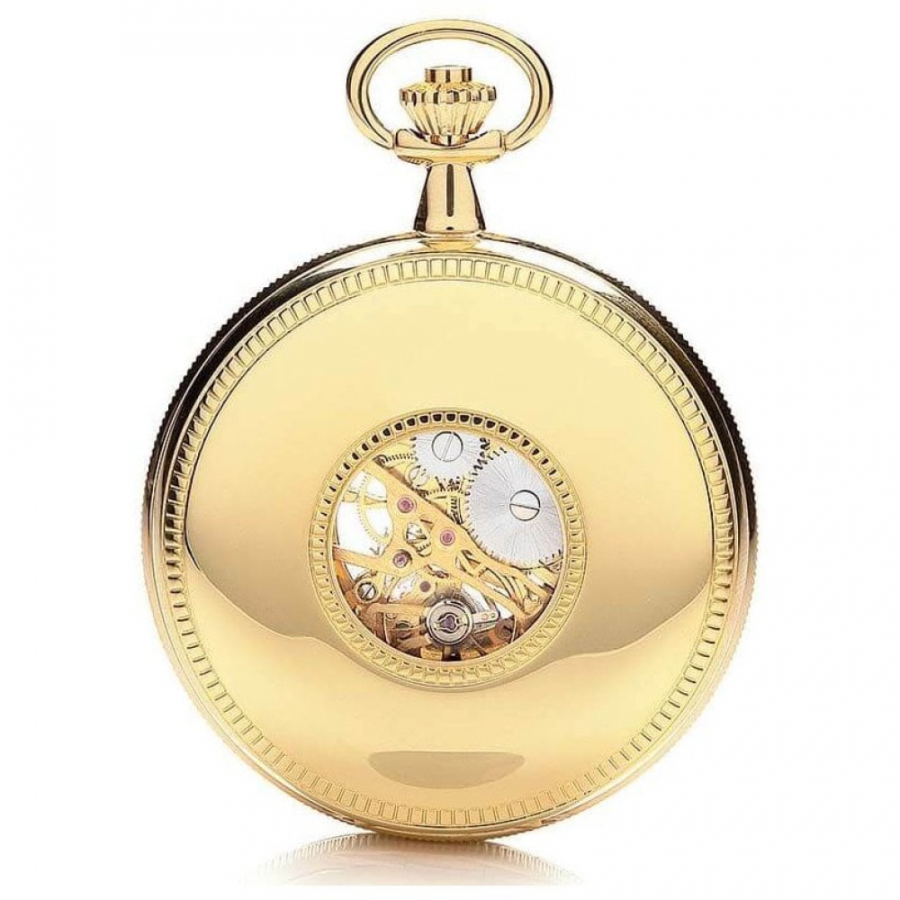 Double Half Hunter Mechanical Pocket Watch 90029-02 | Pocketwatch Uk
