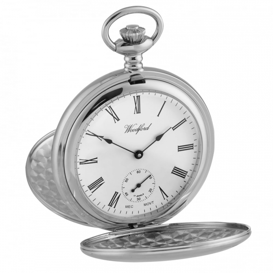 Woodford Pocket Watch Double Hunter Skeleton Movement W1094 ...